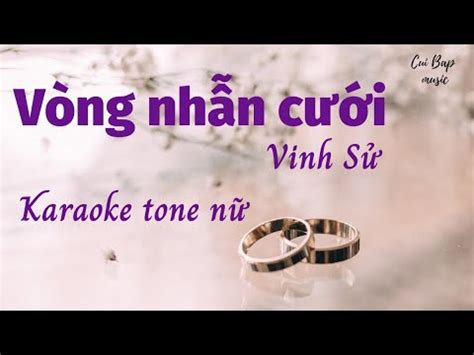Vòng nhẫn cưới karaoke tone nữ style Chế Linh pre75 Cùi bắp music