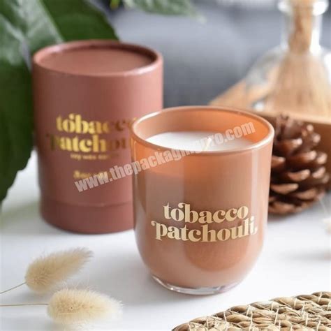 Custom Private Label Cylindrical Candle Gift Jar Candle Packaging Tube