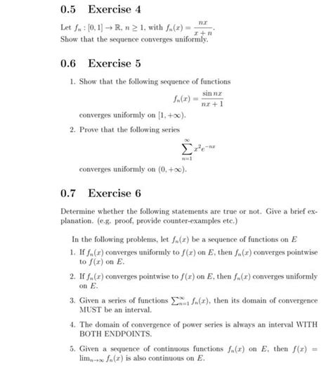 solved these exercises from real analysis course please