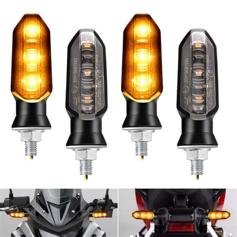 Kit 2 Ou 4 Piscas Slim Moto Seta Universal Led SEQUENCIAL Shopee Brasil