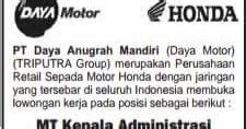 Lowongan Kerja PT Daya Anugrah Mandiri Ditutup 31 Mei 2016 Lowongan