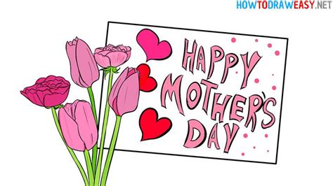 Mothers Day Drawing Mothers Day Drawings Easy Drawings Drawings