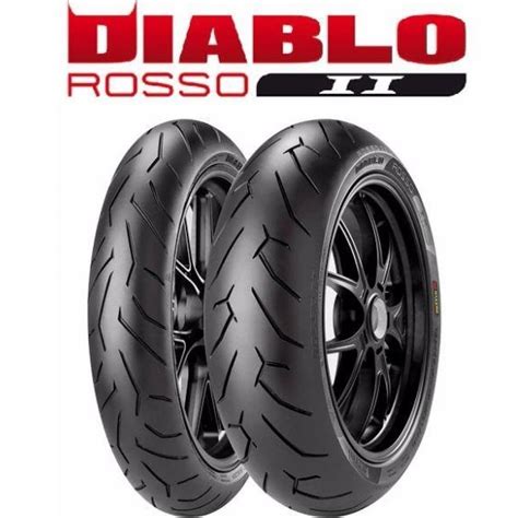 120 70 ZR17 Original Pirelli Diablo Rosso 2 Racing Motor Tyre Tayar