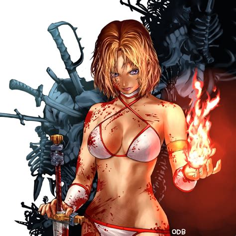 Tyris Flare Golden Axe Drawn By Odb Danbooru