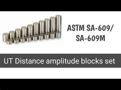 ASTM SA 609 Ultrasonic Testing Ll FBH Block Set Ll Flat Bottom Hole