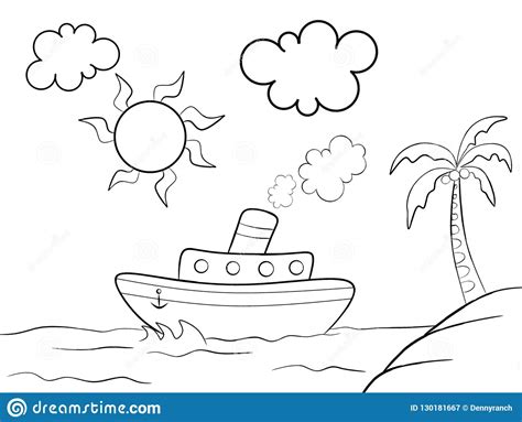 Desenhos De Barcos E Navios Para Colorir Como Fazer Em Casa