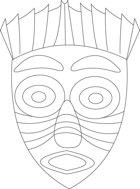 21 Desenhos De Arte Africana Para Imprimir E Colorir Pintar