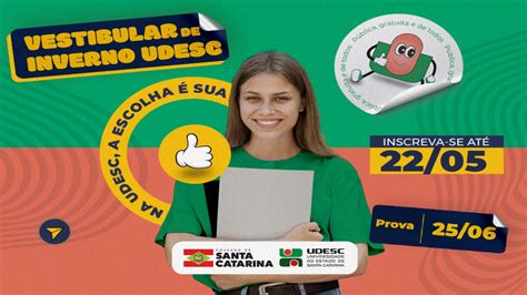 Vestibular de Inverno da Udesc recebe inscrições até a próxima segunda