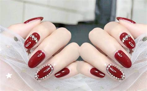 Cập nhật với hơn 79 về màu nail đỏ rượu vang mới nhất coedo vn