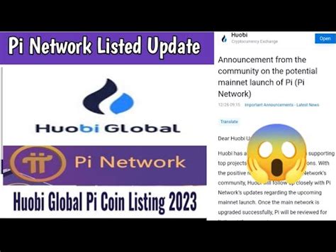 Pi Network Listed On Huobi Global Exchange Big News For Pi Users