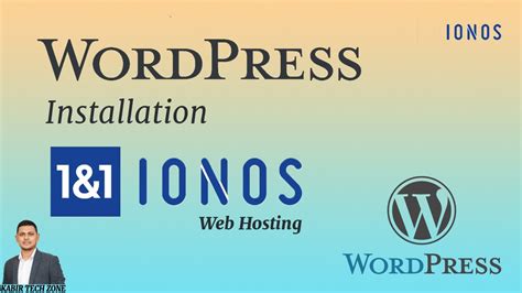 how to setup a wordpress on ionos wordpress website install on ionos youtube