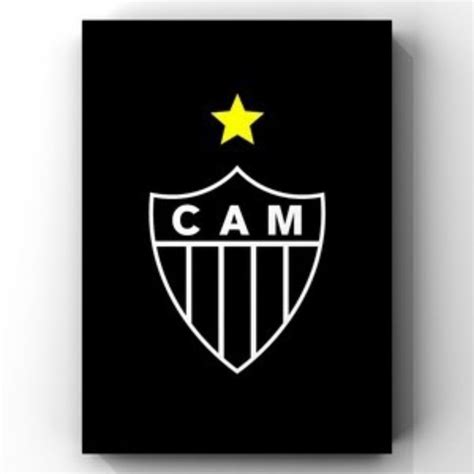 Placa Decorativa Escudo Clube Atletico Mineiro Shopee Brasil