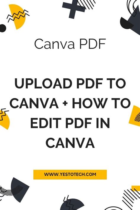 Canva Pdf Upload Pdf To Canva How To Edit Pdf In Canva
