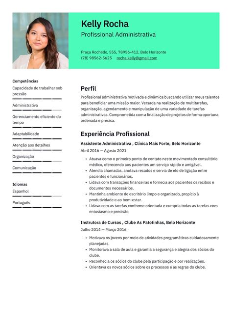 Modelo De Curr 237 Culo Word Como Fazer Um Curriculo Mores Pics