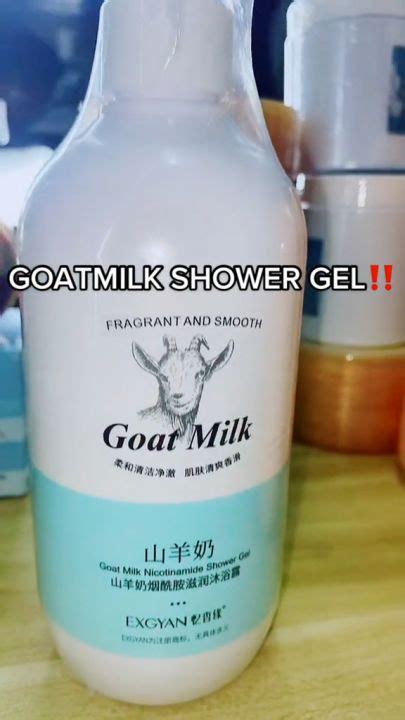 500ML Goat Milk Mousse Body Wash Whitening Shower Gel Moisturizing