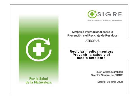 PDF Reciclar Medicamentos Prevenir La Salud Y El Medio Ambiente