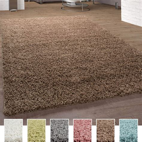 Shaggy Tapis Poils Hauts Poils Longs Tapis Haut De Gamme Pastel Uni
