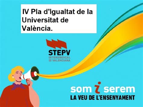 Aprovat per unanimitat el IV Pla dIgualtat de la Universitat de València