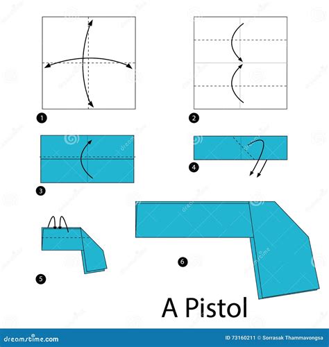 Origami Ideas Origami Gun Step By Step