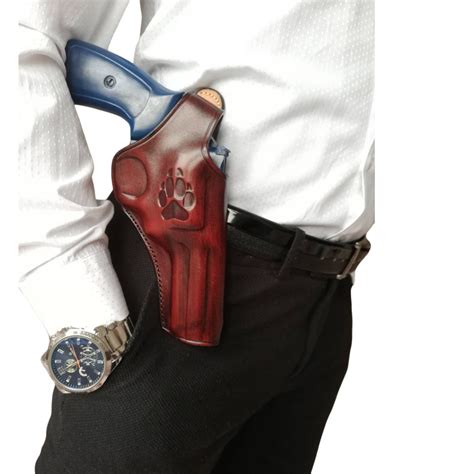 Leather Holster Fits Colt Python Or Colt King Cobra Series Colt King