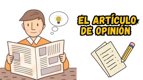 Escribe Un Art Culo De Opini N F Cilmente Youtube