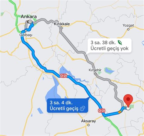 Ankara Kapadokya arası uçakla otobüsle ve arabayla kaç km kaç saat sürer