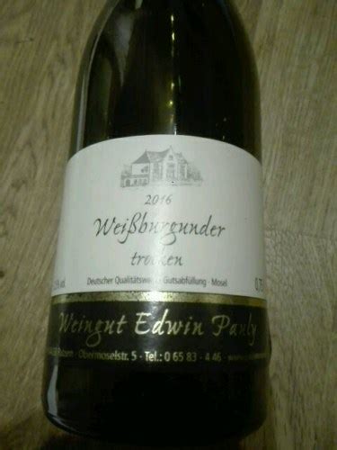 Weingut Edwin Pauly Wessburgunder Trocken Vivino US