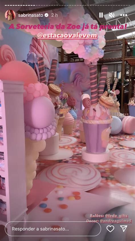 Veja A Foto Do Bolo Da Festa De Zoe Filha De Sabrina Sato E Duda Nagle