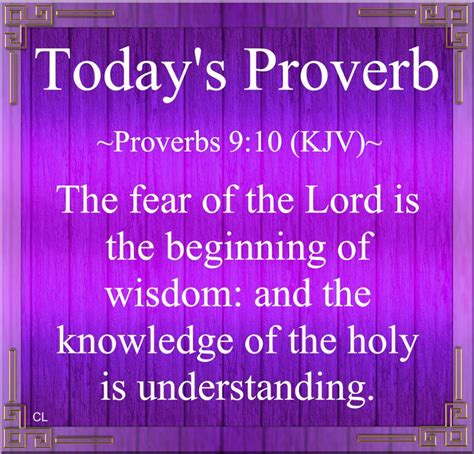 Proverbs 9 10 KJV Today S Proverb Bible Verses Kjv Powerful