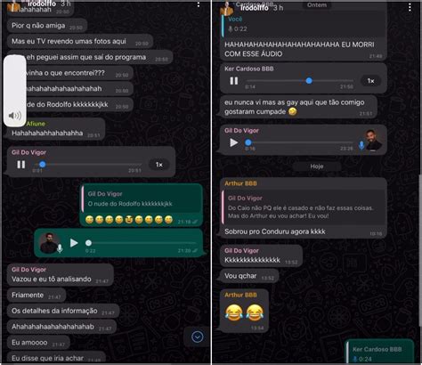 Cenapop Rodolffo Revela Conversa Sobre Suas Nudes Vazadas Em Grupo Do