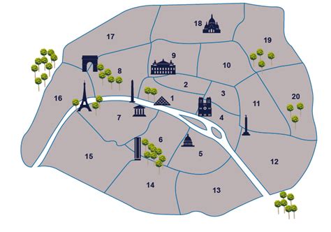 Décrypter 35 imagen carte de paris avec arrondissements fr