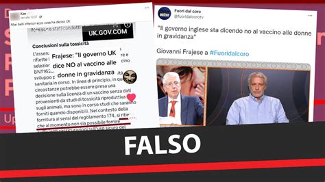 No Il Regno Unito Non Ha Recentemente Sconsigliato Il Vaccino Anti