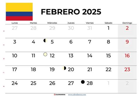 Calendario Febrero 2025 Colombia In 2024