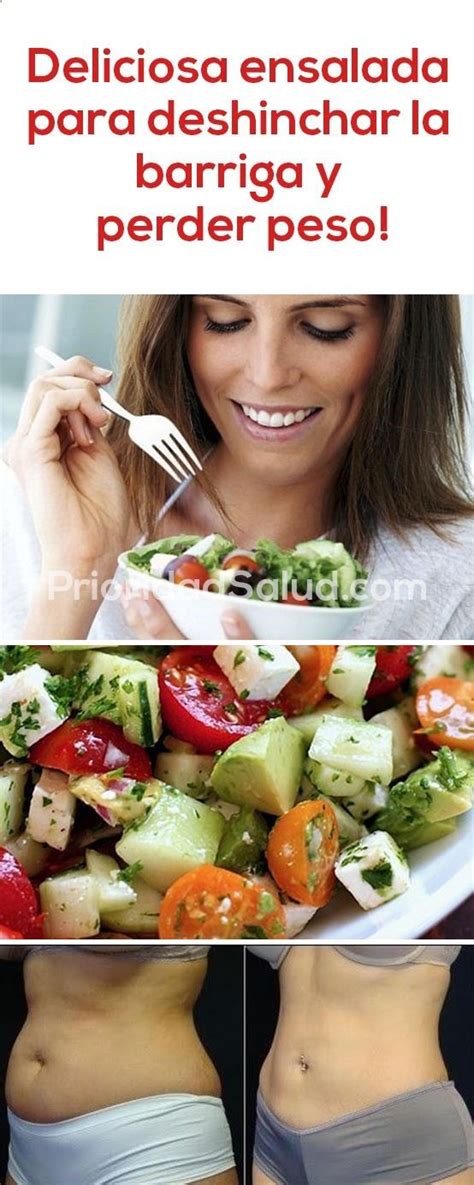 Deliciosa Ensalada Para Deshinchar La Barriga Y Perder Peso Recetas