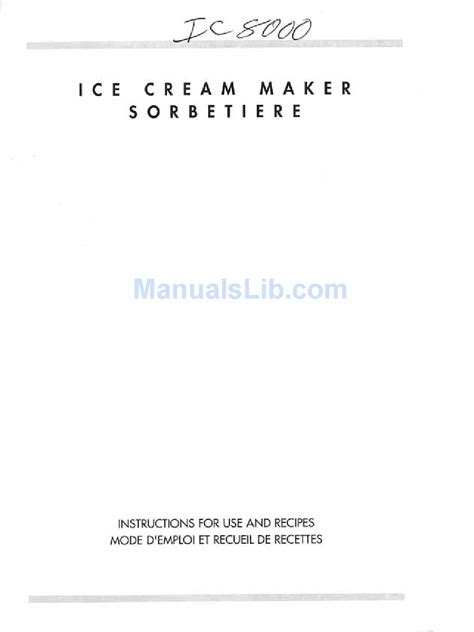 Delonghi Gm6000 Gelato Maker Recipe Book Pdf Deporecipe Co