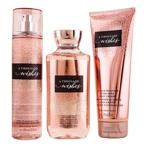 Buy Bath Body Works A Thousand Wishes Set Shower Gel Body Cream