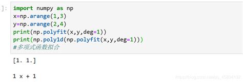 python利用numpy polyfit拟合方程 np polyfit np array x np array y deg 1 csdn博客