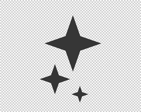 Sterren Vector Pictogram Abstract Ster Symbool Zwart Wit Galaxy