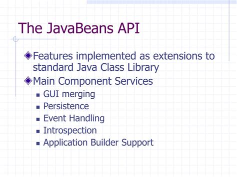 ppt java beans powerpoint presentation free download id 1257922