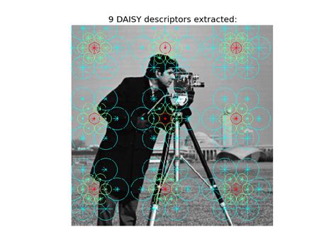 dense daisy feature description — skimage v0 11dev docs
