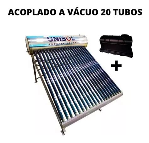Aquecedor Solar A V Cuo Acoplado Tubos Inox