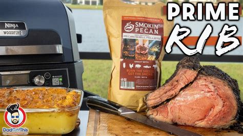 Smoked Prime Rib Perfection On The Ninja Woodfire Grill With Pecan