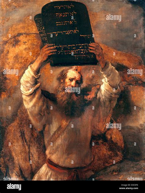 Moses tables law Fotos und Bildmaterial in hoher Auflösung Alamy