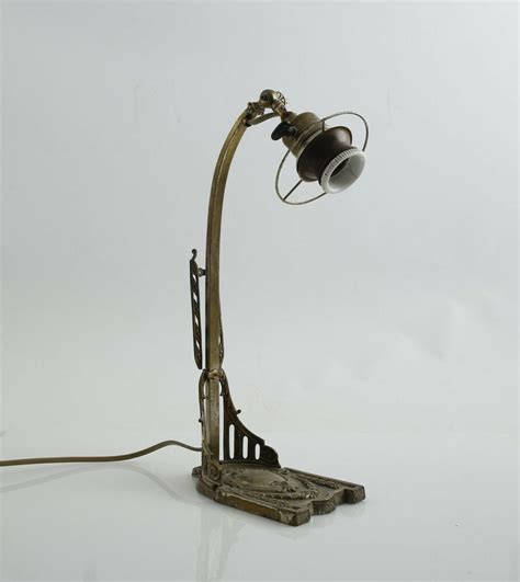 Antike Tischlampe Messing Messingguss Keramik Fassung Antike