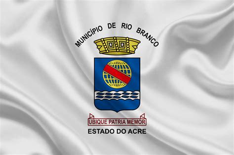Bandeira Oficial Da Cidade De Rio Branco Ecco Bandeiras