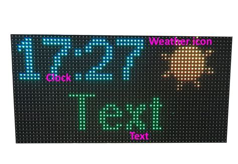 Gallery RGB P4 Led Matrix Clock Based On ESP32 Hackaday Io