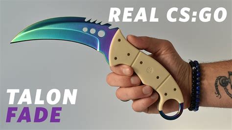 REAL CS GO KNIVES TALON Fade KNIFY YouTube