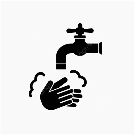 Icono De Lavado De Manos Premium Sobre Fondo Transparente Para El