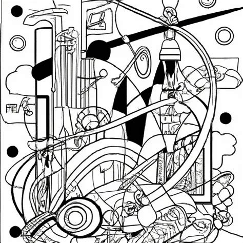 Wassily Kandinsky Desenhos Para Imprimir E Colorir