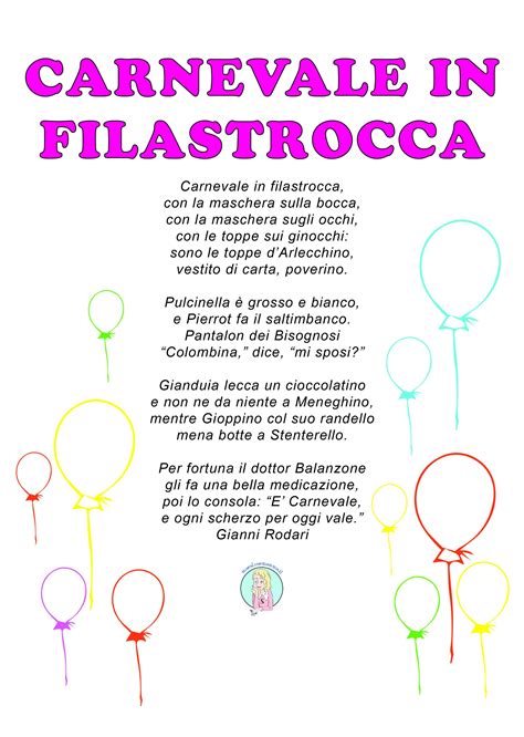 Carnevale In Filastrocca Di Gianni Rodari Per Festeggiare In Allegria
